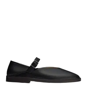 LEMAIRE Ballerinas With Buckled Ankle Strap And Square Toe