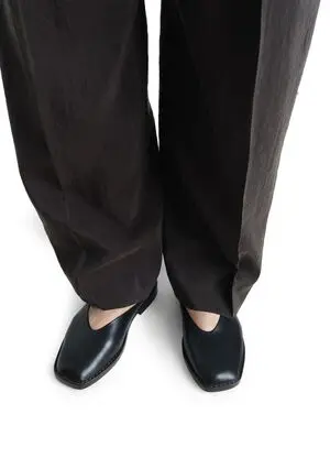 LEMAIRE Ballerinas With Buckled Ankle Strap And Square Toe