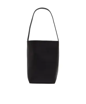 THE ROW Logo Shoulder Bag - Black