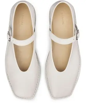 LEMAIRE Flat Ballerinas With Buckled Ankle Strap