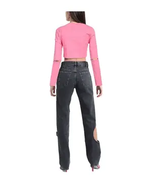 Jacquemus Solid Color T-shirts