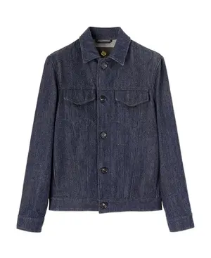 Loro Piana Long-sleeved Denim Jacket