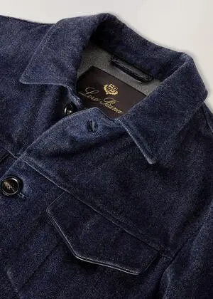 Loro Piana Long-sleeved Denim Jacket