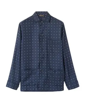 Loro Piana Lian Shirt - Navy Blue