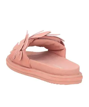 Farm Rio Floral Embellished Flat Slides