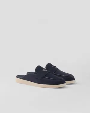 Prada Suede Sabots