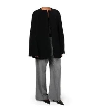 TOTEME Bell-sleeve Collarless Jacket