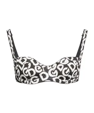Dolce & Gabbana Logo Print Bra