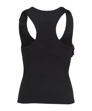 COURREGES Double Buckle Rib Tank Top