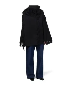 TOTEME Fringed Scarf Jacket