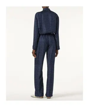 Loro Piana Britton Trousers In Polka Dot Print
