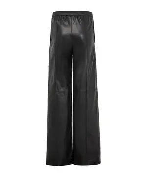 YVES SALOMON Elastic Waist Straight Leg Trousers