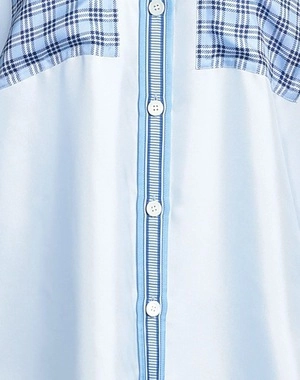 Burberry Two-tone Satin Shirt