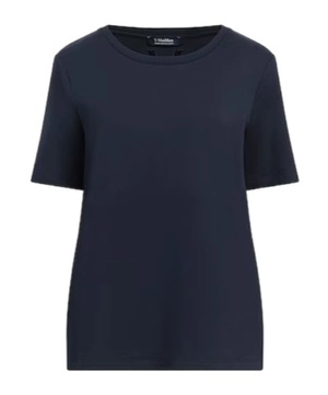 Max Mara Minimalist Solid Short-sleeve T-shirt - Blue