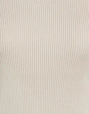 Max Mara Ribbed Knit Sleeveless Crewneck Top