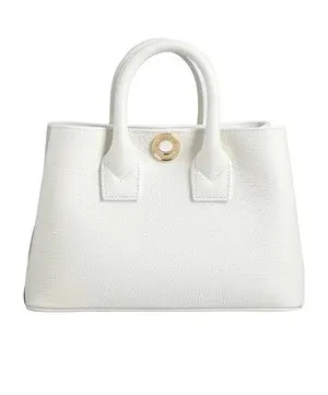 Burberry Solid Color Handbags - White