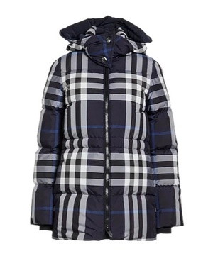 Burberry Plaid Down Jacket