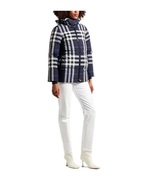 Burberry Plaid Down Jacket