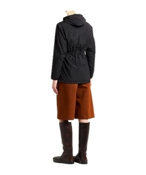 Burberry Zip-up Hooded Trench Coat