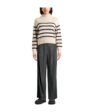 Sportmax Wide Leg Striped Trousers