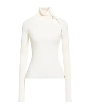 Sportmax Lightweight Knit Turtleneck With Zip Detail - No