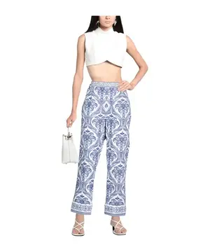 Farm Rio Paisley Print Straight-leg Trousers