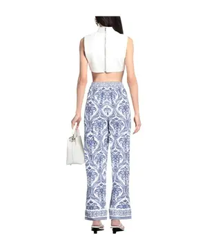 Farm Rio Paisley Print Straight-leg Trousers
