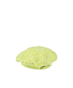 GANNI Solid Color Hats - Green