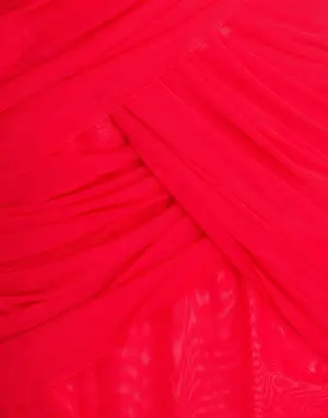 Dolce & Gabbana Tulle Sweetheart Neckline Long Sleeve Dress