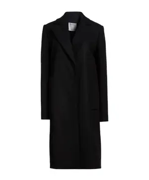 Sportmax Single-breasted Wool Felt Coat