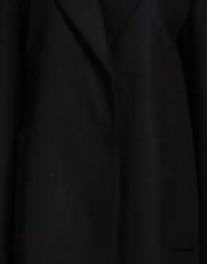 Sportmax Single-breasted Wool Felt Coat
