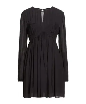 Farm Rio Elegant Long-sleeve Flared Dress