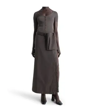 LEMAIRE Buttoned Long Skirt
