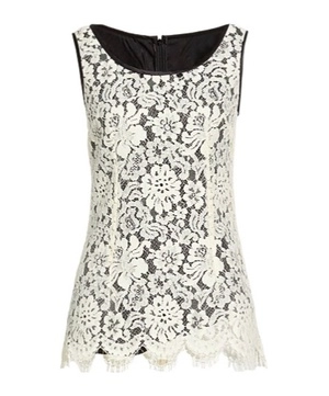 Dolce & Gabbana Sleeveless Lace Top
