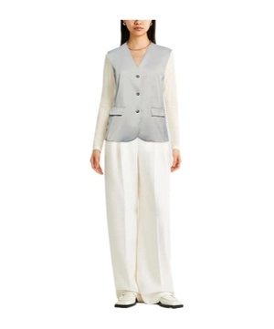 MAXCO. Solid Satin Waistcoat