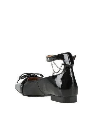 GANNI Solid Color Ballet Flats