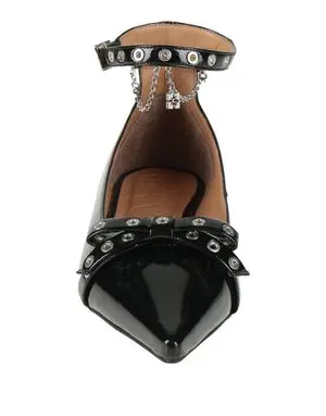 GANNI Solid Color Ballet Flats