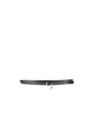 DIESEL® Leather Belt With Charm