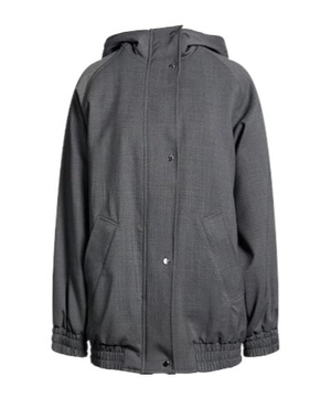 MAXCO. Max&co. Casual Zip-up Hooded Coat