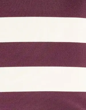 Dolce & Gabbana Striped Sleeveless Crewneck Top - Red
