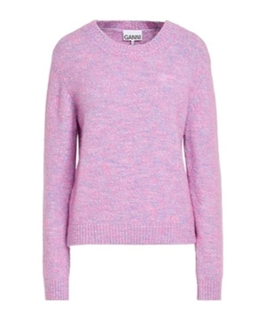 GANNI Thick Knitted Long-sleeved Sweater