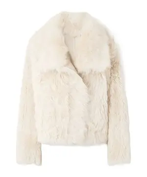 YVES SALOMON Cropped Leather Jacket
