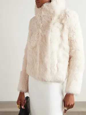 YVES SALOMON Cropped Leather Jacket