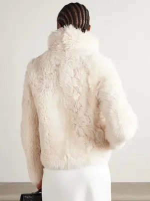 YVES SALOMON Cropped Leather Jacket