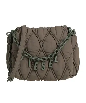 DIESEL® Quilted Flap Bag - Brown