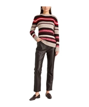 Max Mara Striped Wool Knitted Sweater