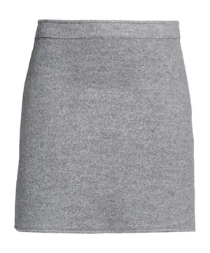 Max Mara Flared Wool Mini Skirt