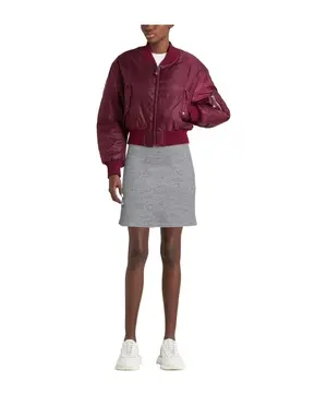 Max Mara Flared Wool Mini Skirt