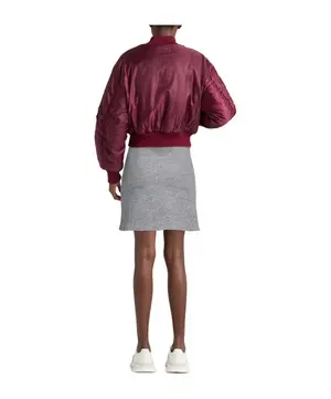 Max Mara Flared Wool Mini Skirt