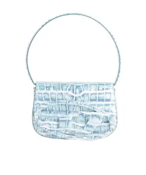 DIESEL® Casual Crocodile Print Mini Bag